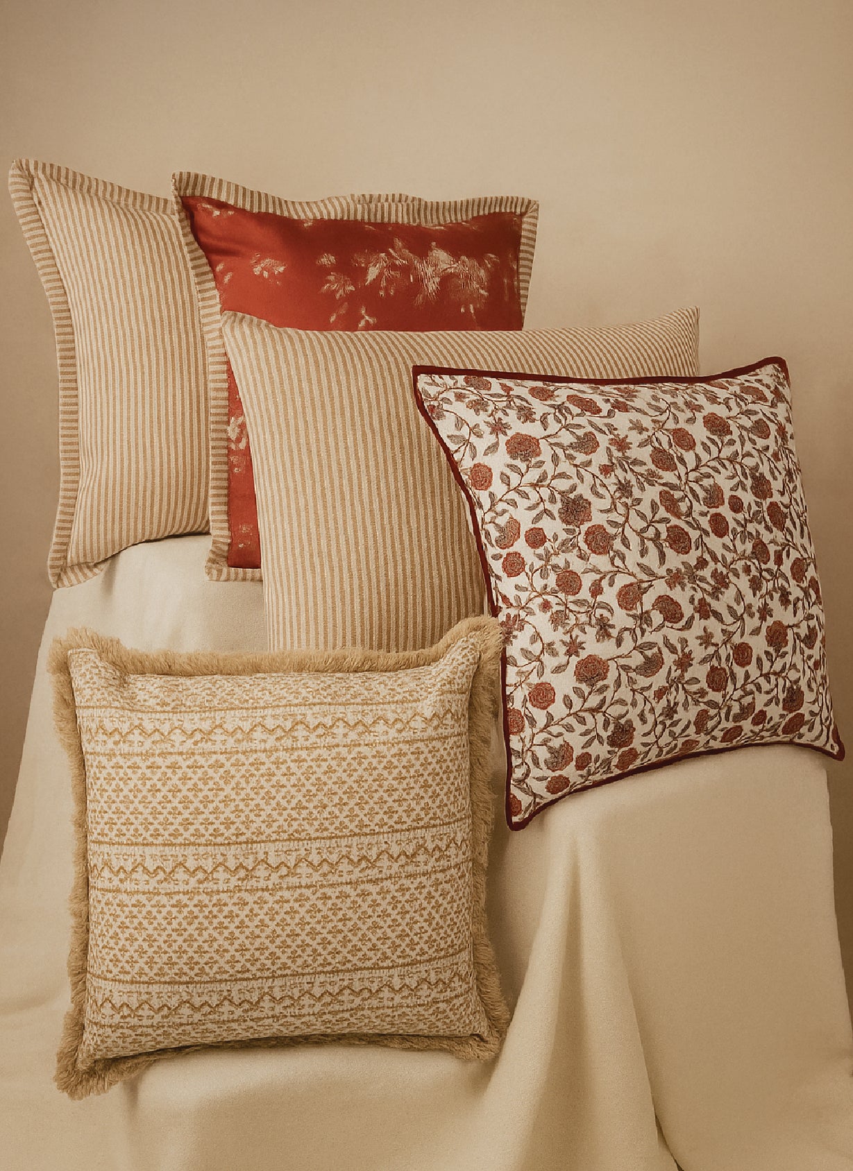 Crimson & Clay Collection: Set of 5 – Morning Blossom